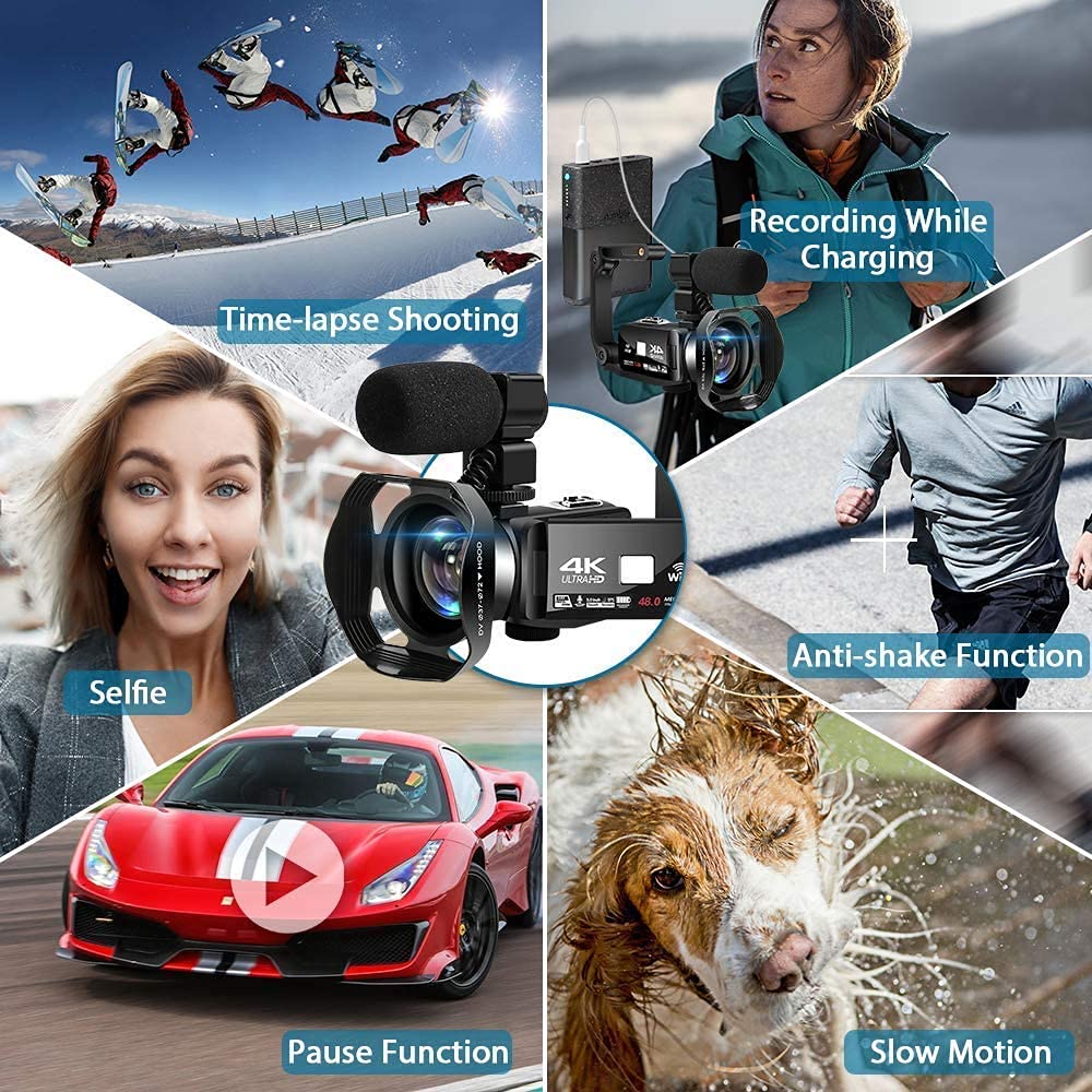 Mua DINGETU Video Camera Camcorder 4K Ultra 48MP 18X Digital Zoom ...