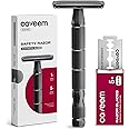 Amazon.com: CAVEEM Double-Edge Safety Razor, Single-Blade Razors with 5 ...