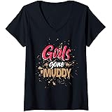 Amazon.com: Mud Run Princess Girls Gone Muddy Team Girls ATV T-Shirt ...