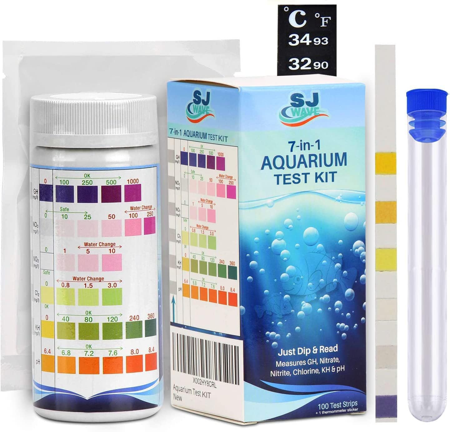 Mua Aquarium Water Test Kit – 7 in 1 Fish Tank Water Testing Kit ...