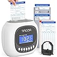 Amazon.com: TIMOZIA Time Clock with Passcode, Auto-Align Time Card Machine, 6 Punches per Day ...