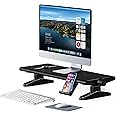 Amazon.com: nediea Computer Monitor Stand For Desk, Adjustable Height ...
