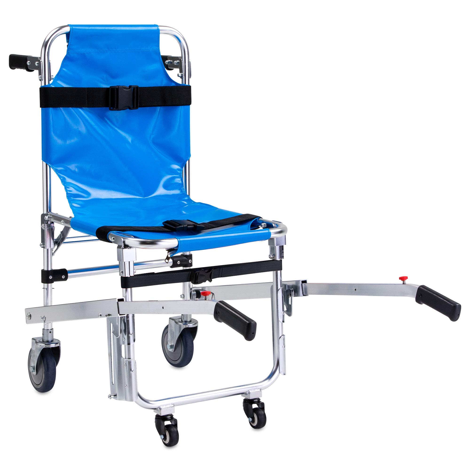 LINE2design EMS Ambulance 4 Wheels Stair Chair - Foldable Aluminum ...