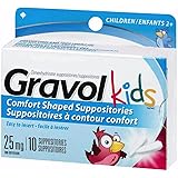 Amazon.com: Gravol Suppositories Antinauseant for NAUSEA, VOMITING ...