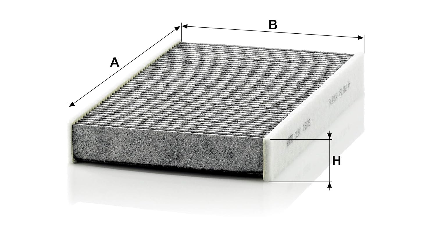 Original MANN-FILTER Interior Filter CUK 1629 – Pollen filter with ...