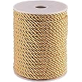 Amazon.com: PH PandaHall 5mm/ 18 Yards Twisted Gold Trim Cord Rope ...