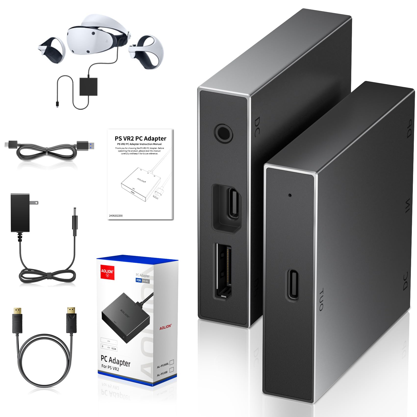 PSVR2 PC Adapter Accessories Kit PS VR2 PC Adapter Power Adapter DP ...