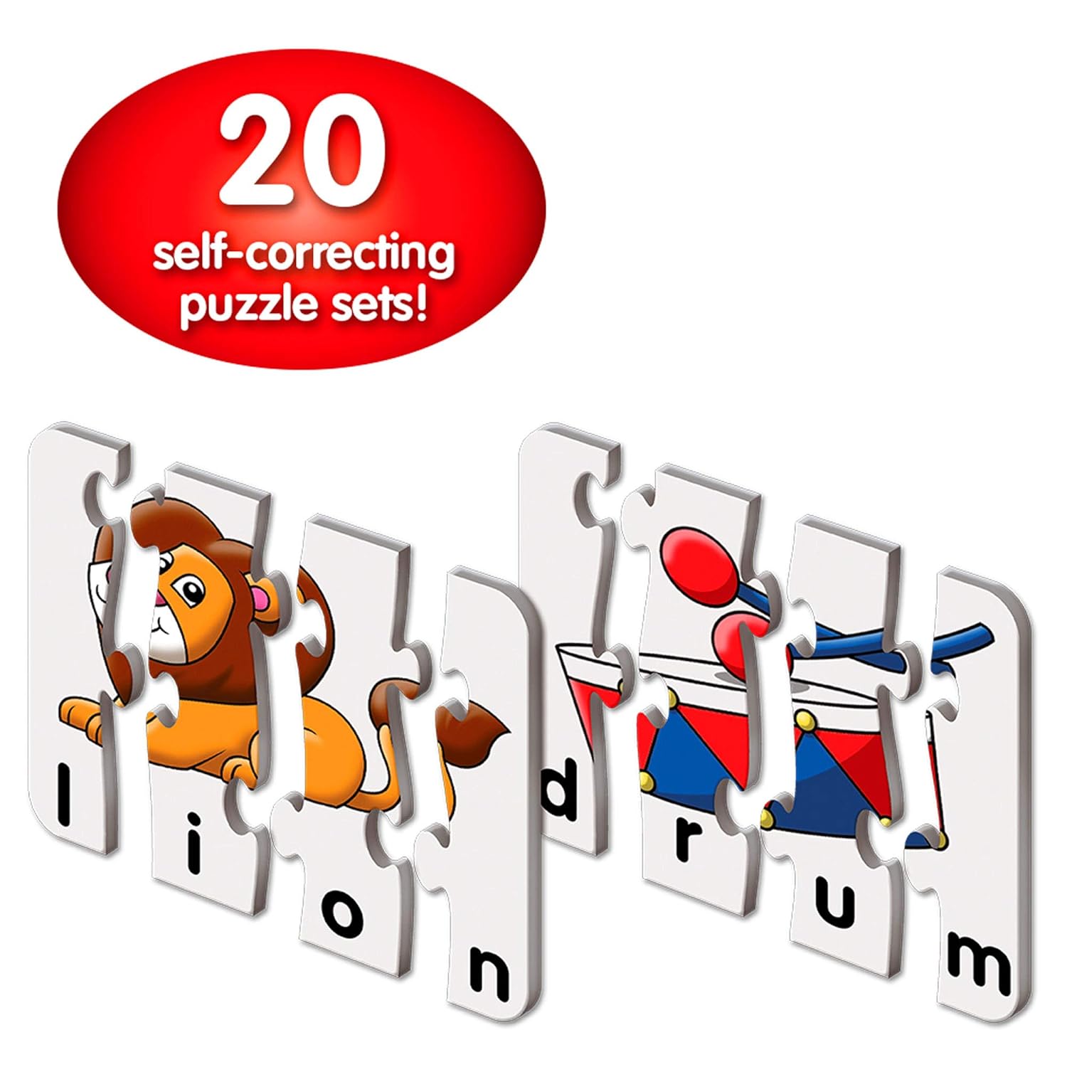 The Learning Journey: Match It! 20 Self-Correcting Reading & Spelling ...