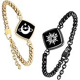 Amazon.com: EAOYAO Long Distance Touch Bracelets,Vibration & Light up ...