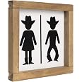 Amazon.com: flangairy Western Bathroom Decor Southwestern Cowboy ...