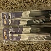 Amazon.com: FEITA Professional Craft Tweezers Stainless Steel Precision ...