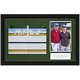 Amazon.com - Golf Flag Frames 15x15 Black Scorecard Ball and Photo ...