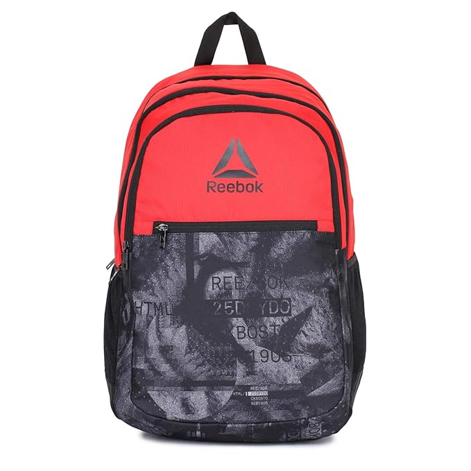 Buy Reebok Unisex Red & Black Motion Junior Laptop Backpack at Amazon.in