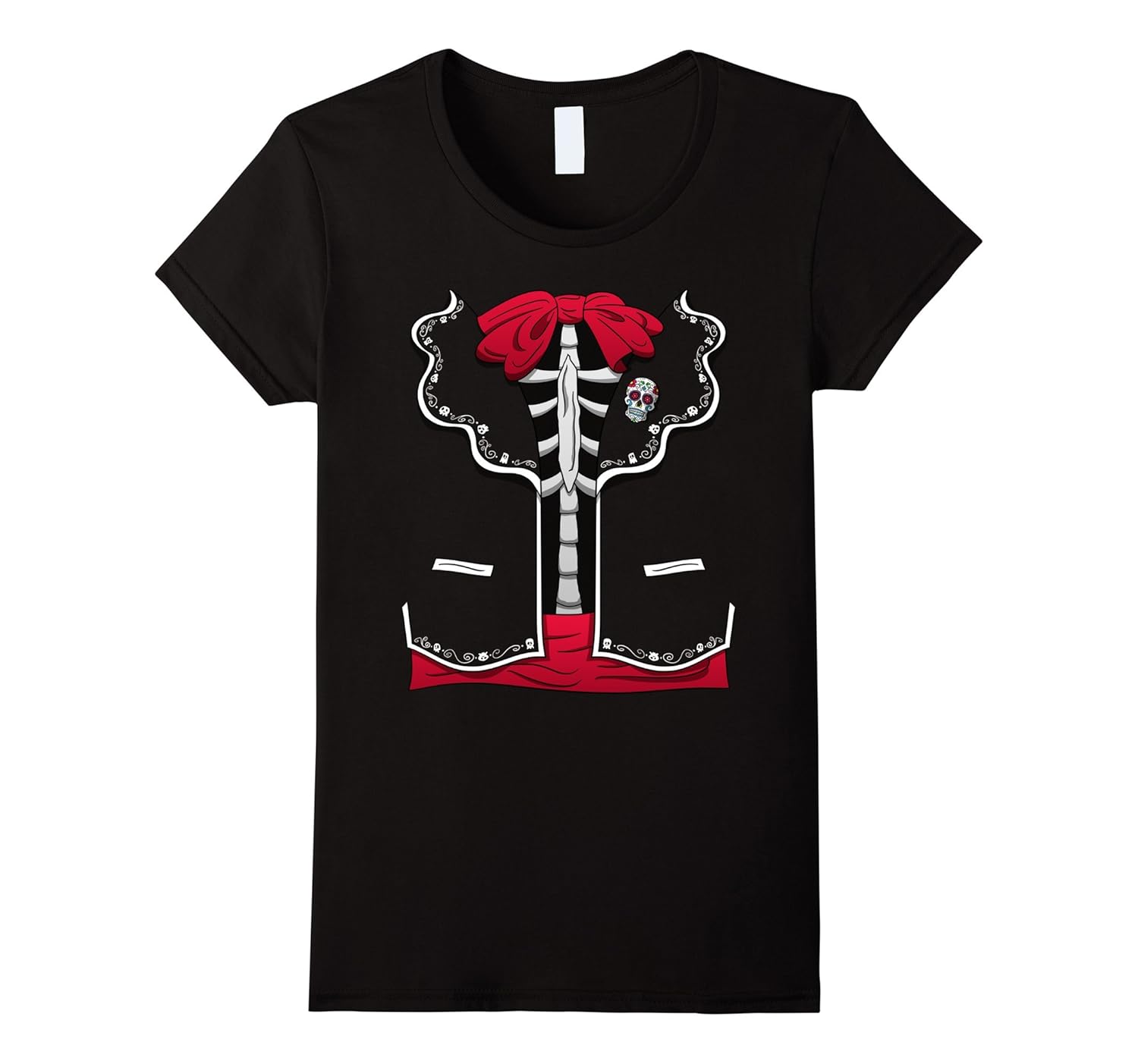 Day Of The Dead Halloween Costume Dia De Los Muertos T Shirt Veotee