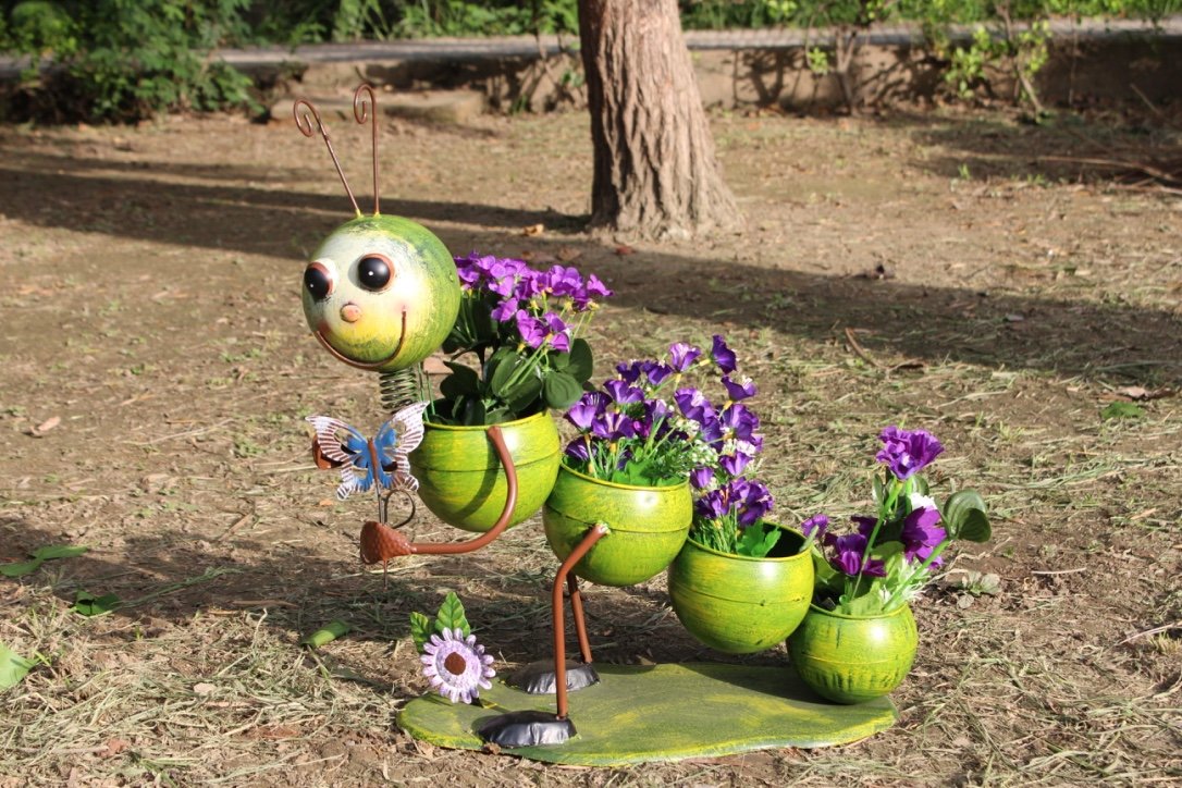 Wonderland 4 Step Pot Caterpillar Planter for Home, Garden, Balcony ...