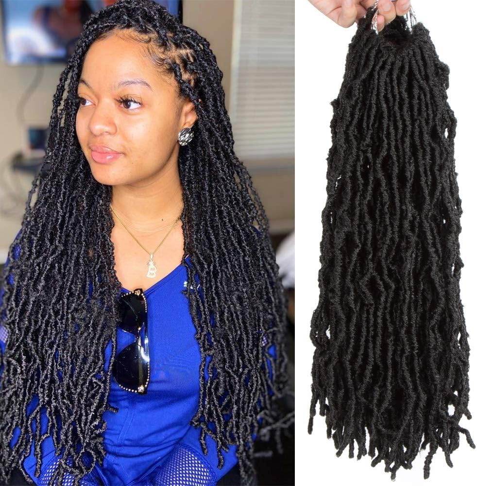 Style Icon Nu Locs Crochet Hair 6 Bundles Faux Locs Crochet Hair 18 ...