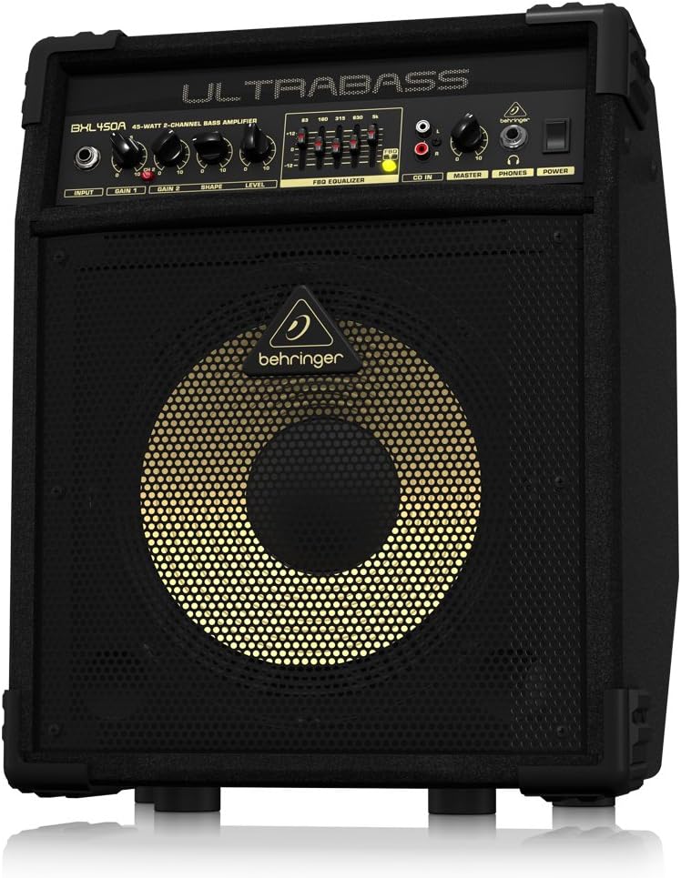 Behringer BXL450A Ultrabass 45W 2 Channel Bass Amplifier: Amazon.co.uk ...