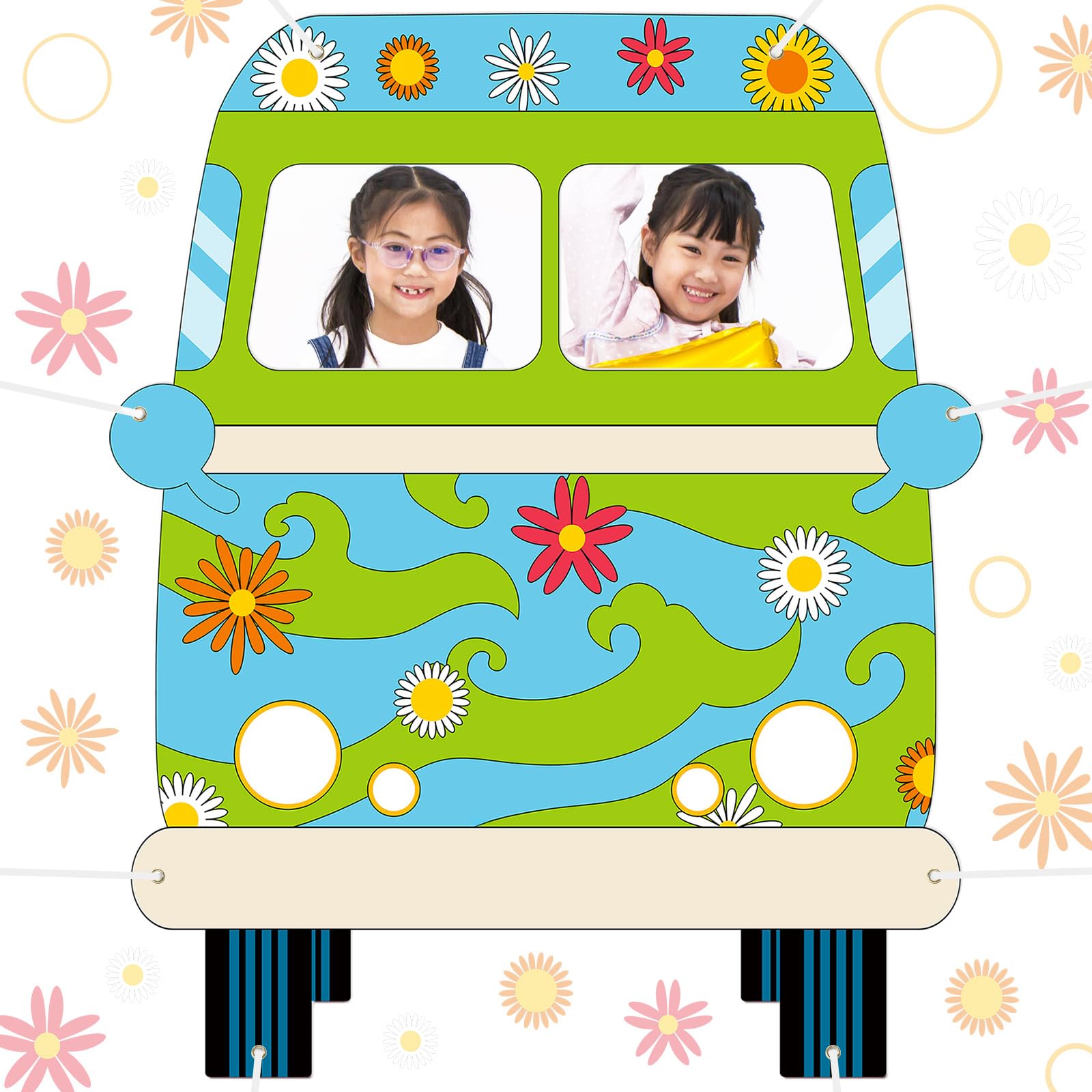 Hahafelt Mysterious Car Photo Prop Funny Mystery Bus Prop Hippie Bus ...