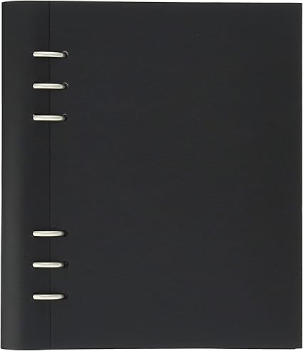 Filofax Clipbook Refillable Notebook - Black: Amazon.co.uk: Office Products