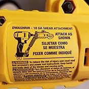 DEWALT DWASHRIR Impact Ready Shears Attachment: Amazon.ca: Tools & Home ...