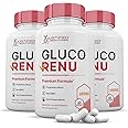 Amazon.com: (3 Pack) Gluco Renu 688MG Glyco Support Pills Premium ...