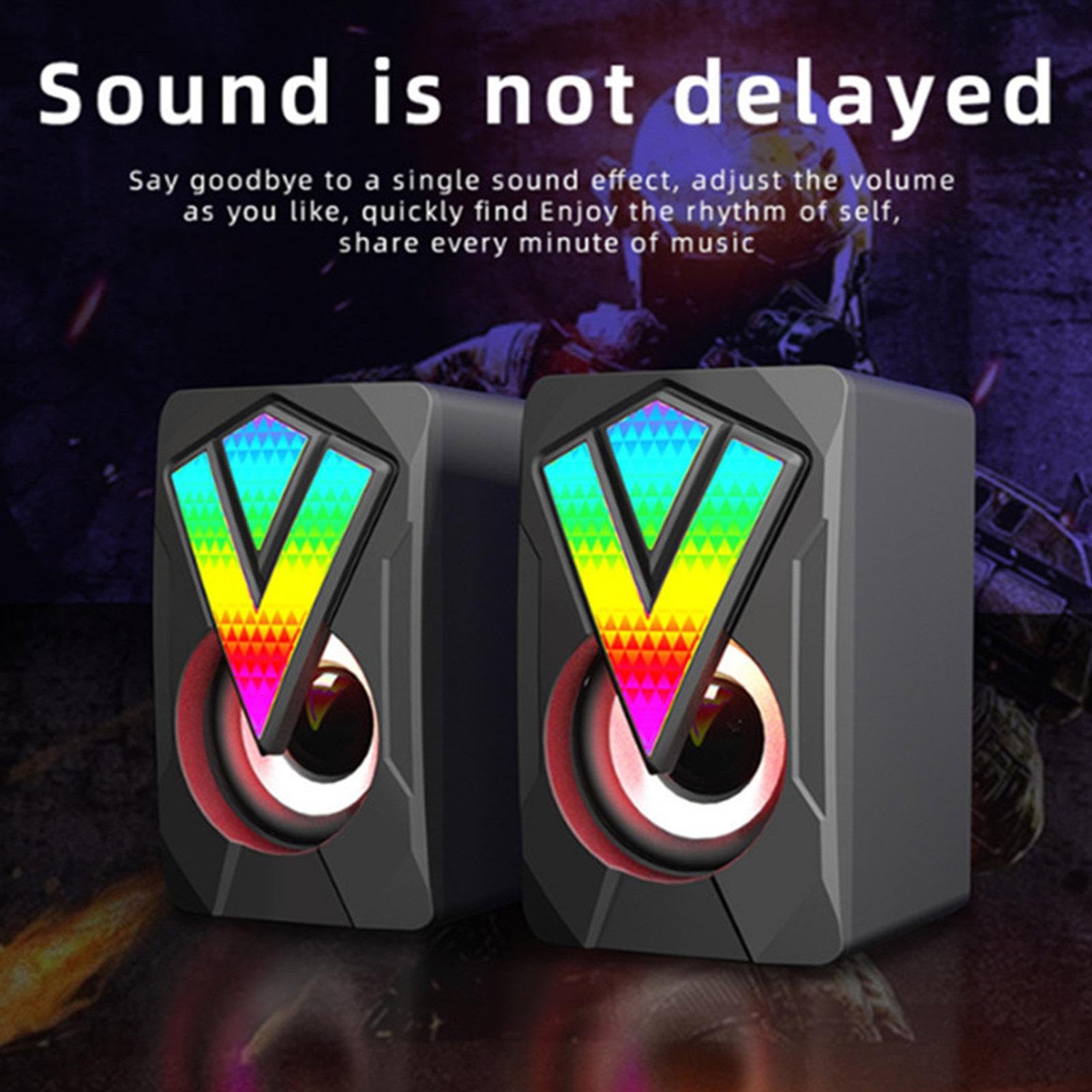 Mua rgb pc speaker,5v usb game monitor speaker,rgb desktop speaker rgb ...