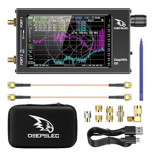 Seesii NanoVNA-F V3 Vector Network Analyzer, [Upgraded] 1MHz-6GHz 4.3 ...