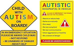 Amazon.com - eDesign 2-Pack Child with Autism Alert Responders and ...