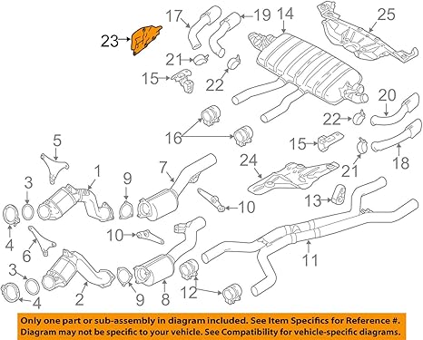 Amazon.com: Porsche 958 504 616 00, Exhaust Heat Shield: Automotive