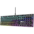 Amazon.com: E T Mechanical Gaming Keyboard RGB Backlit Keys Computer ...