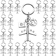 Amazon.com: PHAETON 20PCS Earth Airplane Keychains Pilot Aviator Key ...