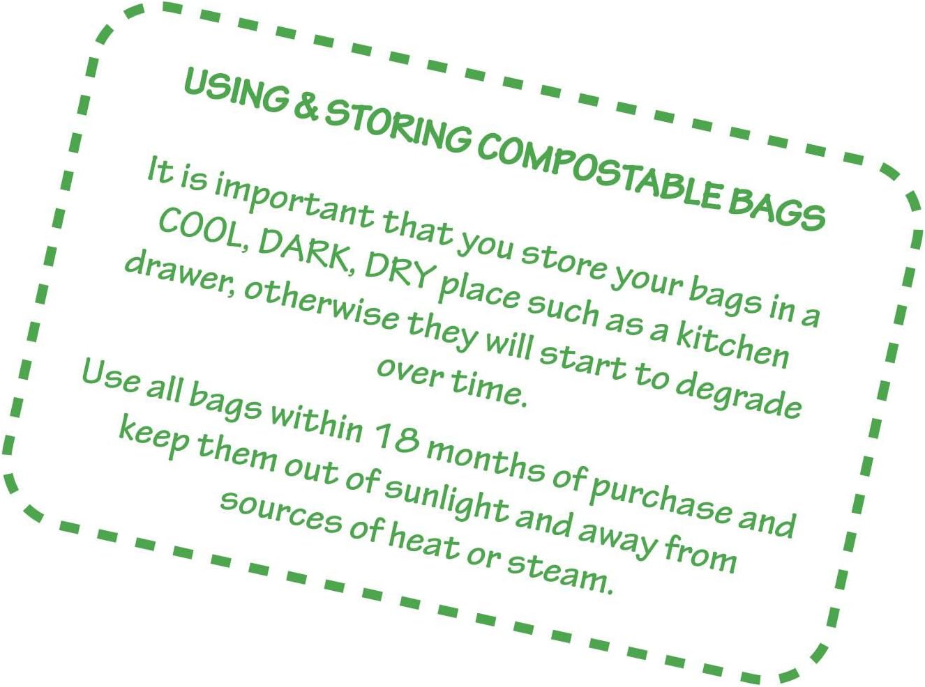 All-Green 30 Litre Biobag Compostable Kerbside Caddy Bin Liners, 30 ...