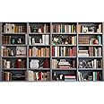 Amazon.com : VitalCozy 8x6ft Bookshelf Backdrop Wooden Bookcase Library ...