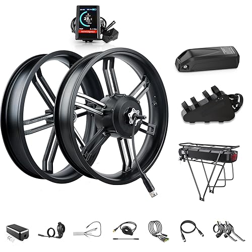 BAFANG Front & Rear Hub Motor : 48V 750W 20 inch Integrated Rear Drive ...