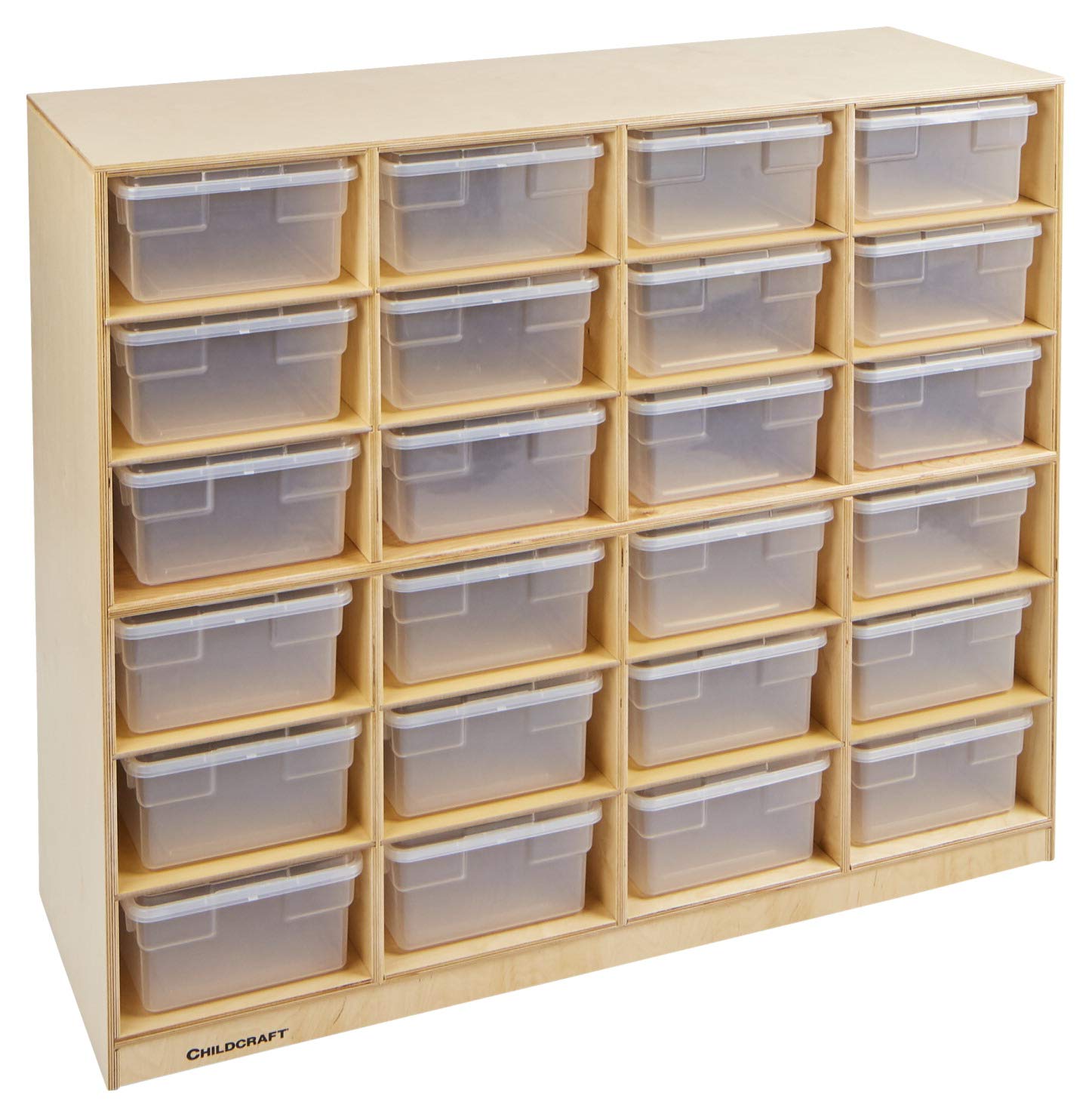 trays not included Childcraft Mobile Cubby Unit, 50 x 16-3/4 x 42 ...