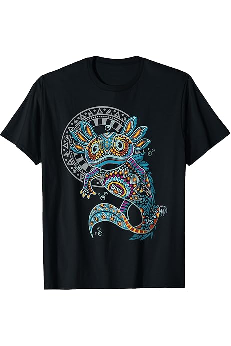 Xochitl Mexica Aztec Flower Graphic Tshirt Flor Xochitl (Bright