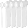 Amazon.com: Romooa 150 Pieces White Plastic Sundae Spoons 7.2 Inch ...