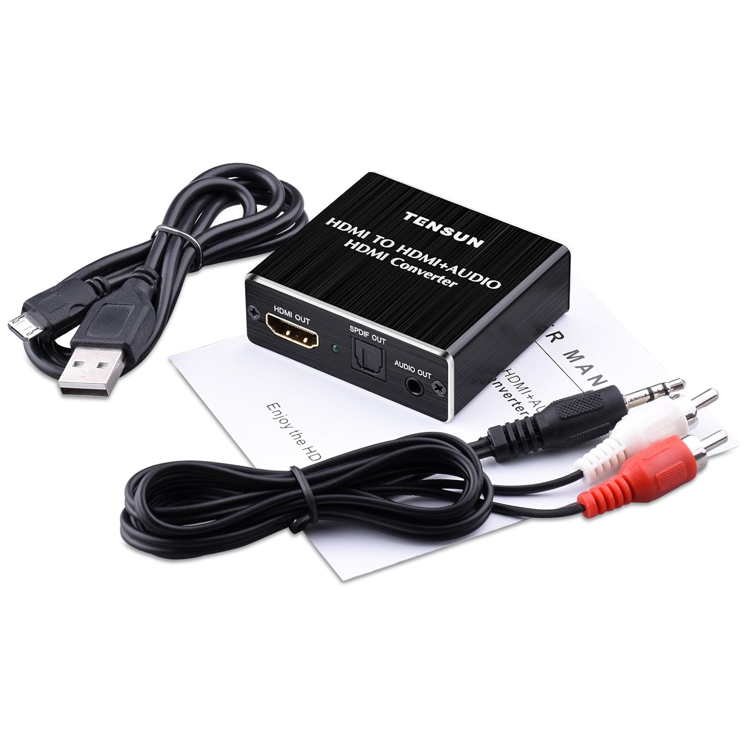 אלקטרוניקה - Tensun 4K HDMI to HDMI Optical SPDIF TOSLINK Converter ...
