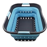 Amazon.com: SAMMART 42L (11 gallon) Collapsible Plastic Laundry Basket ...