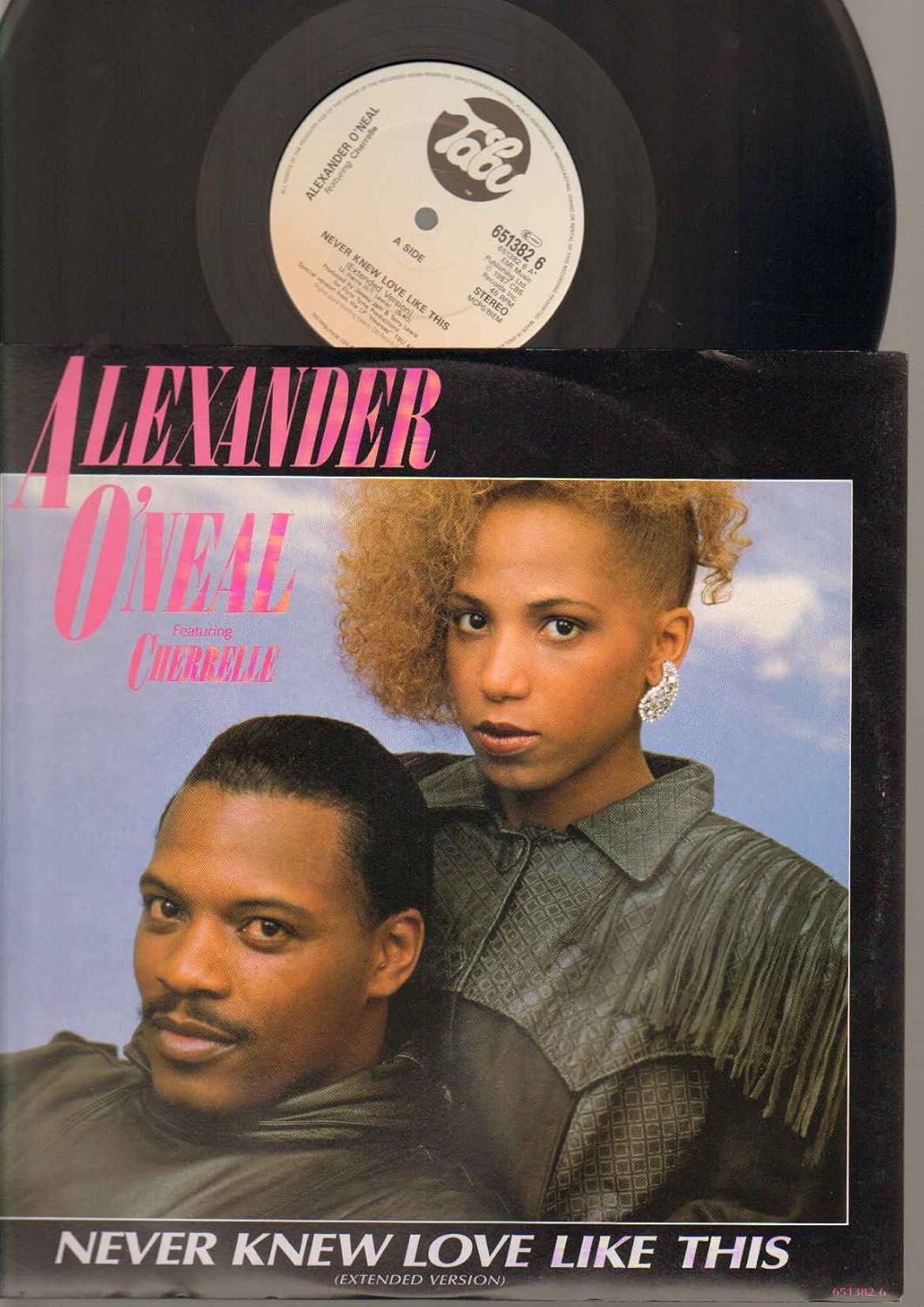 ALEXANDER O'NEAL featuring CHERRELLE, NEVER KNEW LOVE LIKE THIS BEFORE ...
