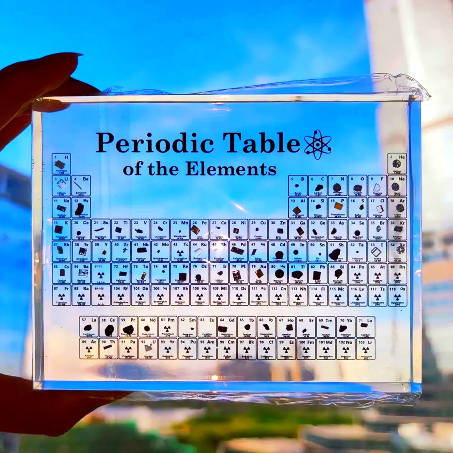 Mua Aichong Periodic Table with Real Elements Inside, Exquisite Acrylic ...