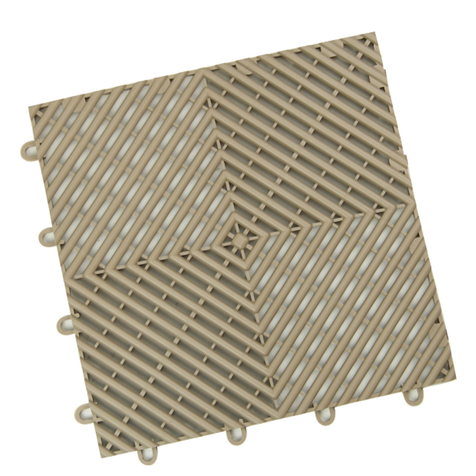 Buy IncStores 1/2 Inch Thick Grid-Loc Interlocking Garage Floor Tiles ...
