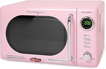 Amazon.com: Nostalgia Retro 0.7 Cubic Foot 700-Watt Countertop ...