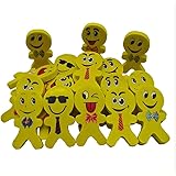 Amazon.com : Lot Of 72 Assorted Round Emoji Face Erasers : Office Products