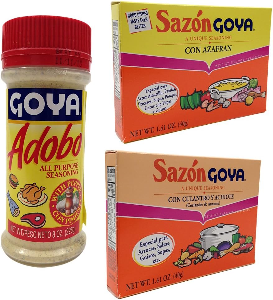Chefs Secret Ingredient Goya paquete de condimentos multiusos con Goya ...