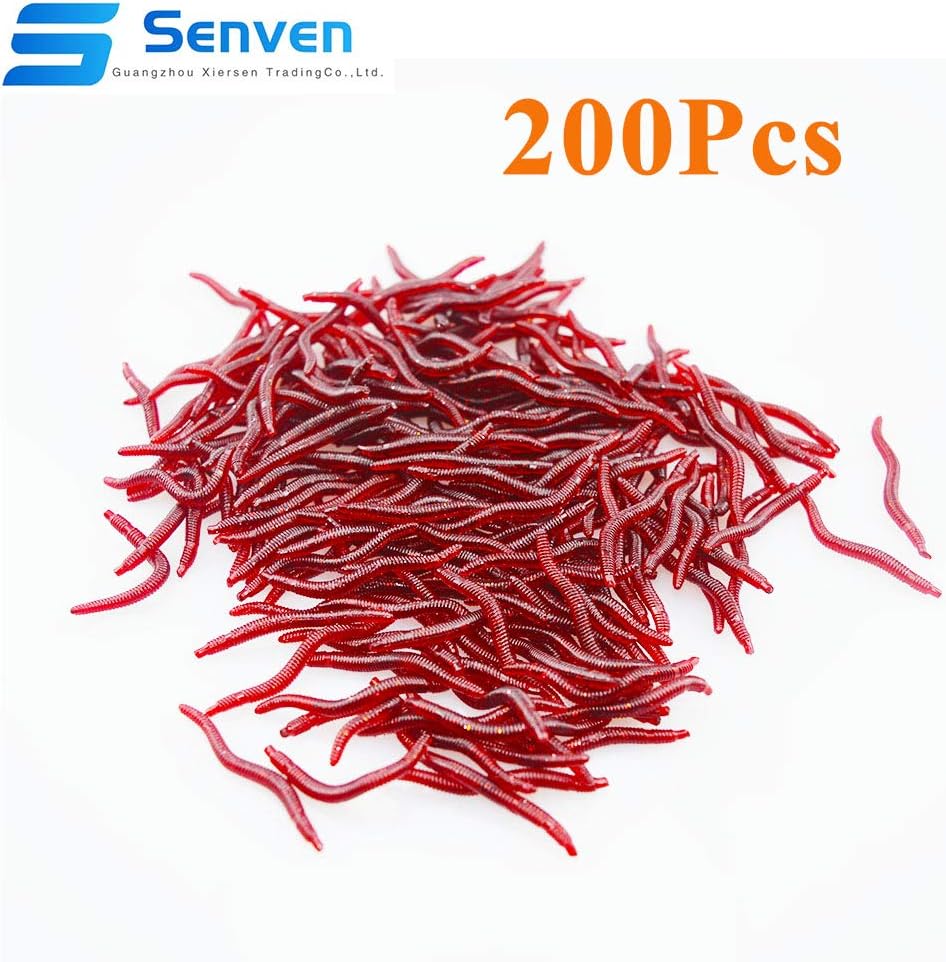 Senven Ver terre artificiel, Biomimetic Soft Silicone Ver terre Appâts ...