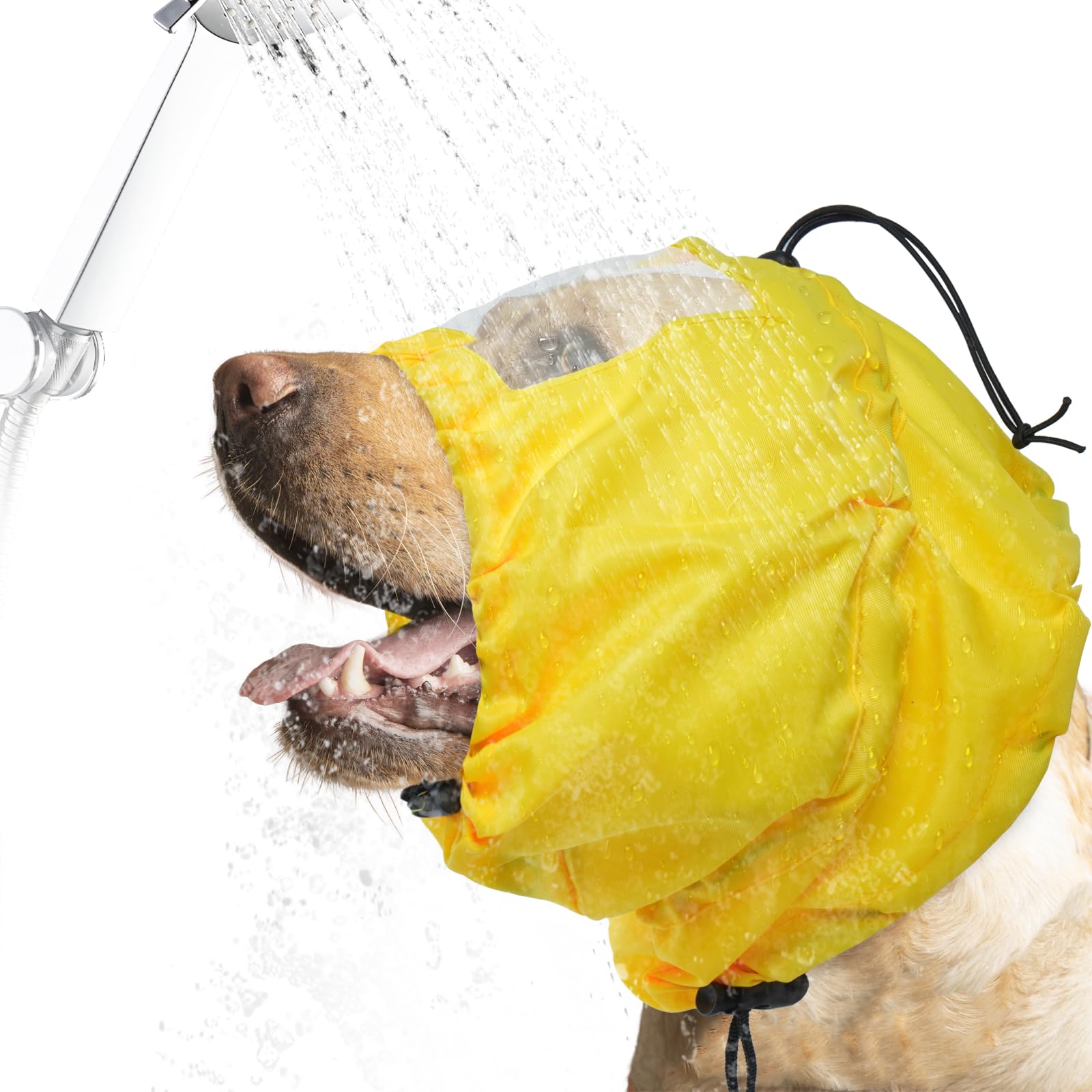 Nanaki Adjustable Shower Caps for Dogs Ears Dog Ear Covers for Bath ...