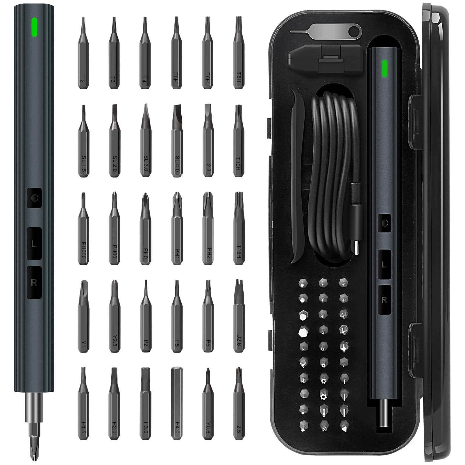 Mua STREBITO Small Electric Screwdriver, 37-in-1 Mini Electric ...