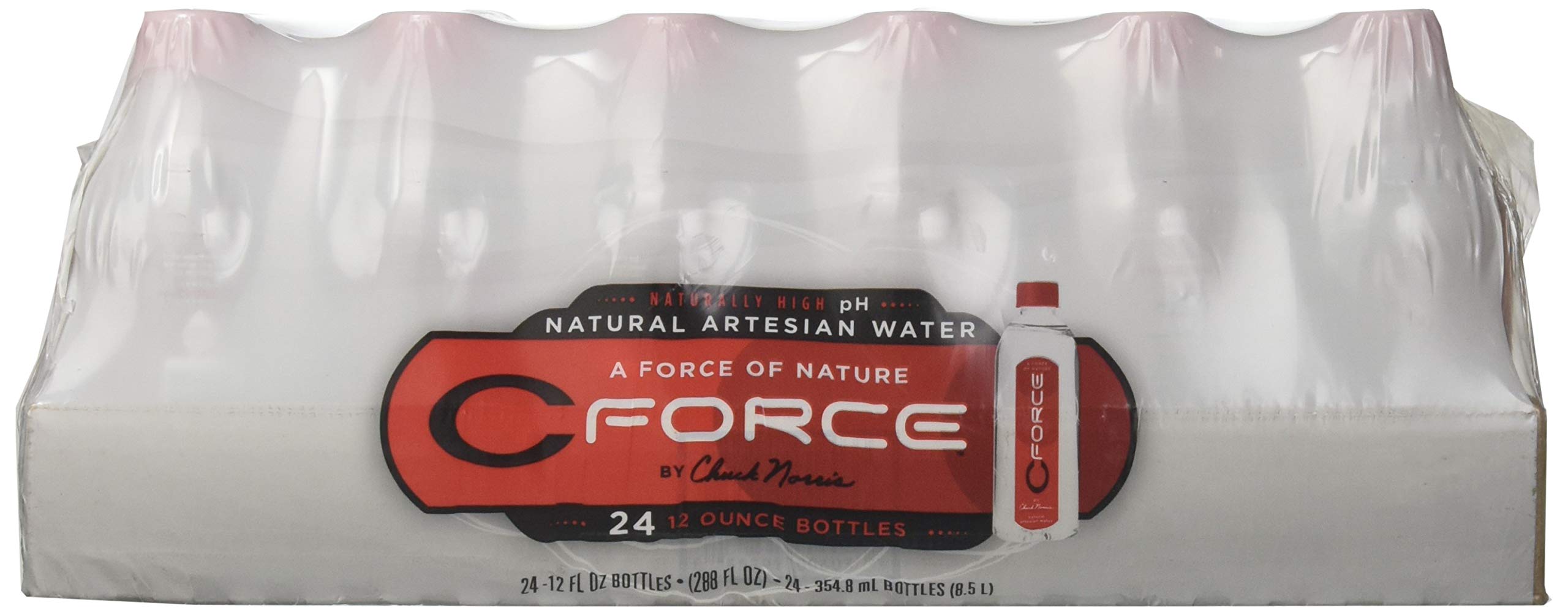 Amazon.com : CForce Natural Artisan Bottled Water, 16.9 oz (500ml ...