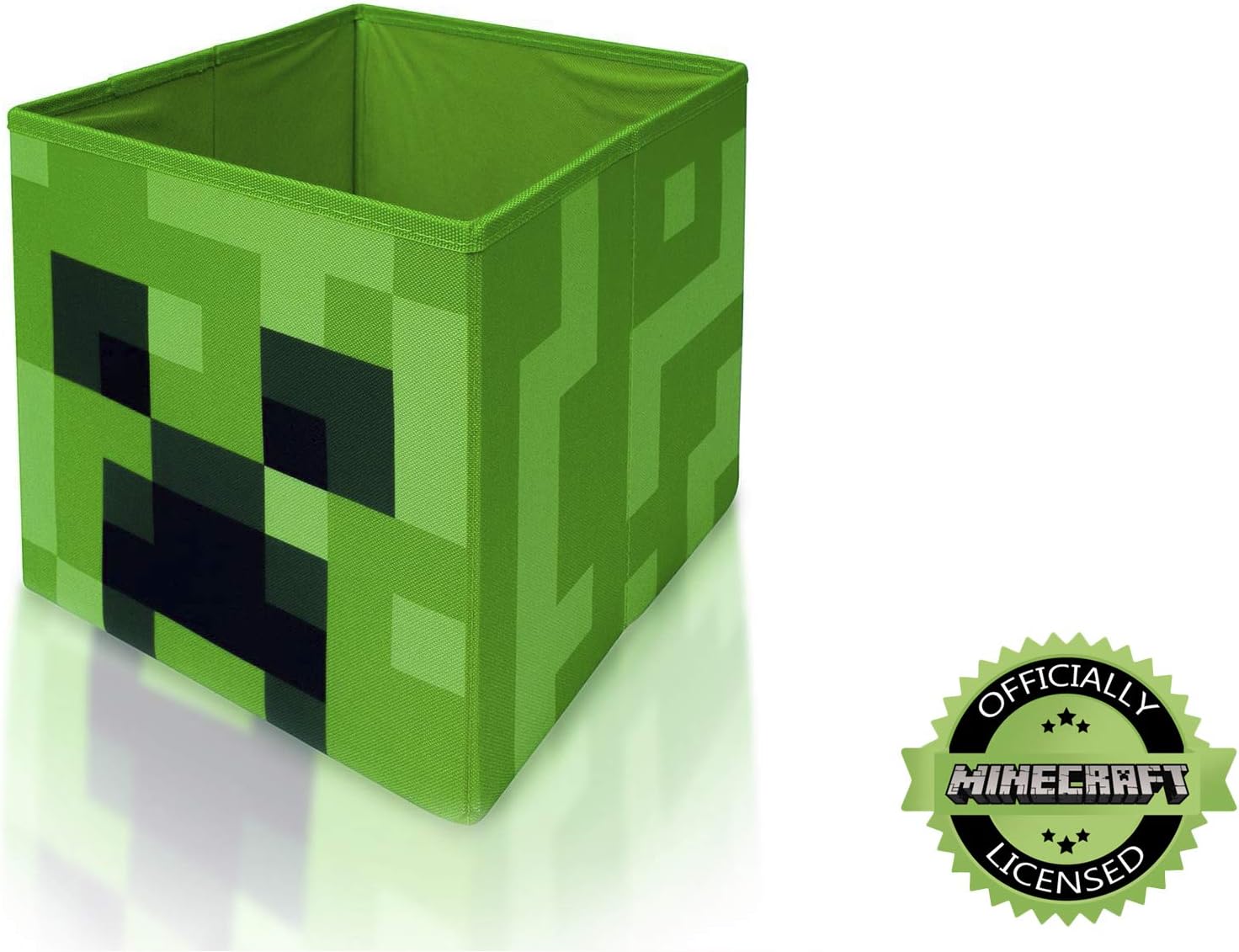 Minecraft Creeper Storage Cube Organizer Storage Cube | 10-Inch Bin ...